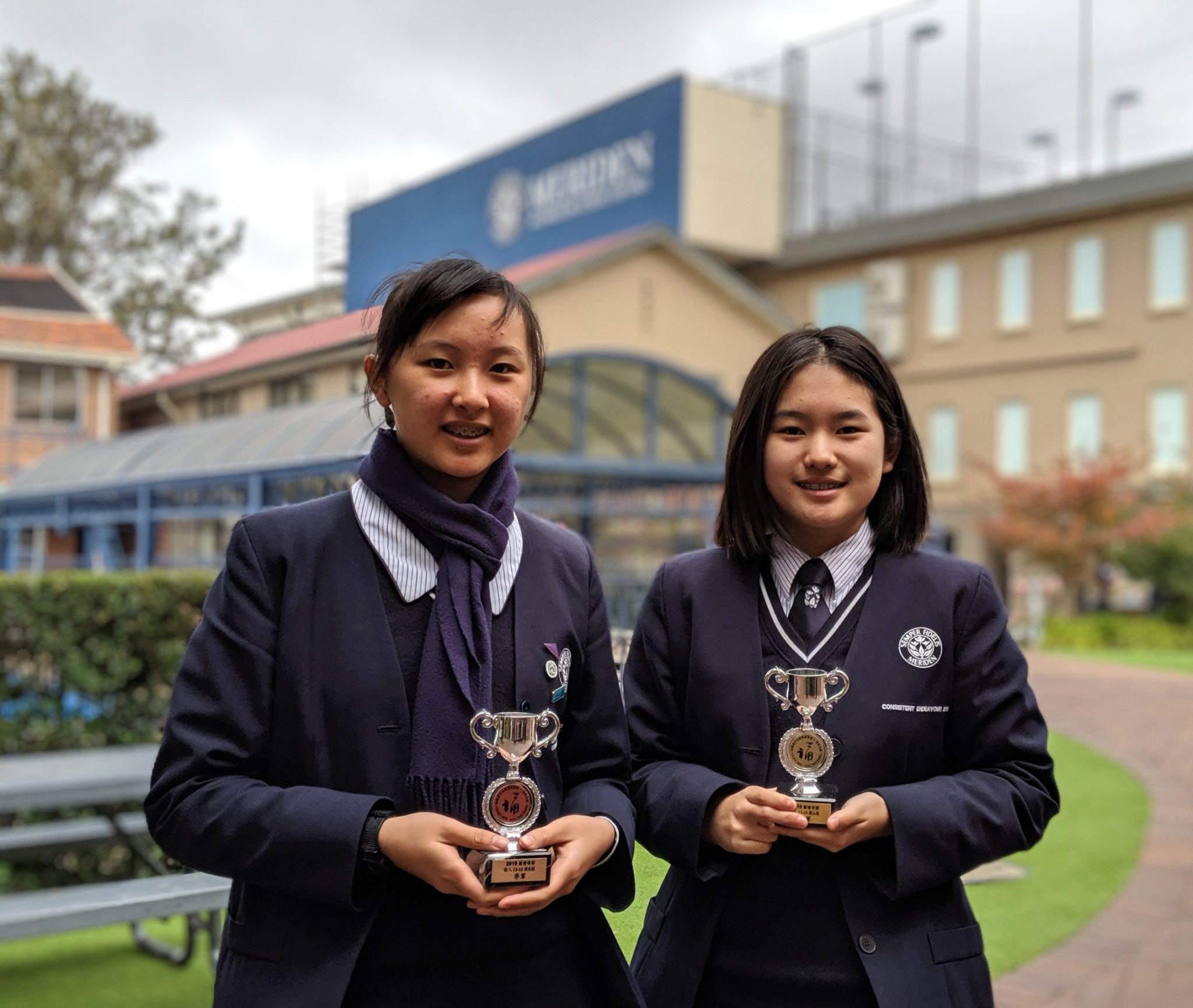 Yara and Vivian place first and third at Chinese Eisteddfod | Meriden