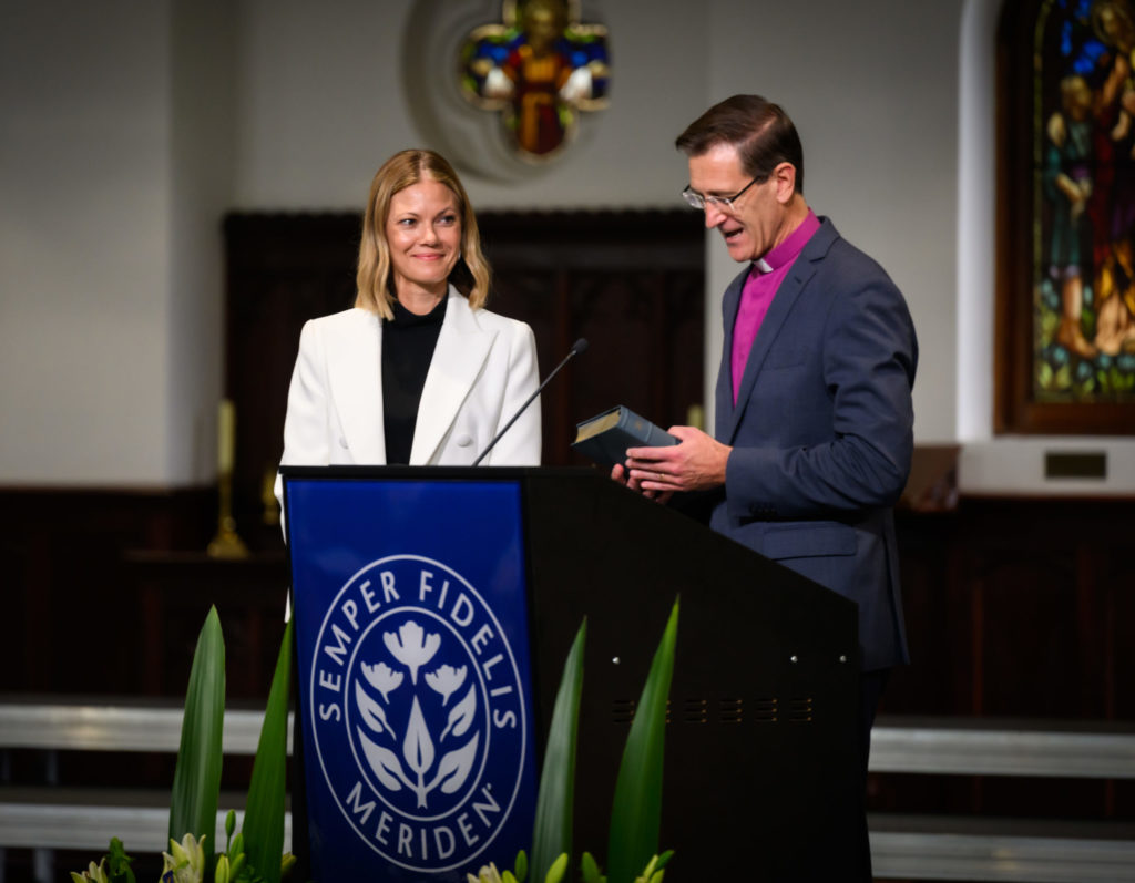 Mrs Brown formally commissioned as Meriden’s eleventh Principal | Meriden