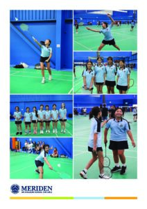 IPSHA Badminton collage | Meriden